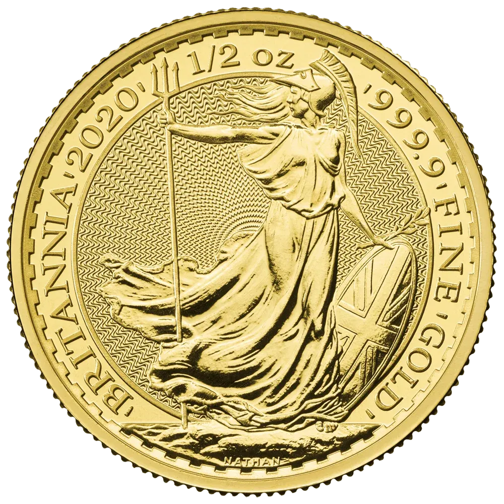 1/2oz Gold Britannia Coin (2020) - MyGold