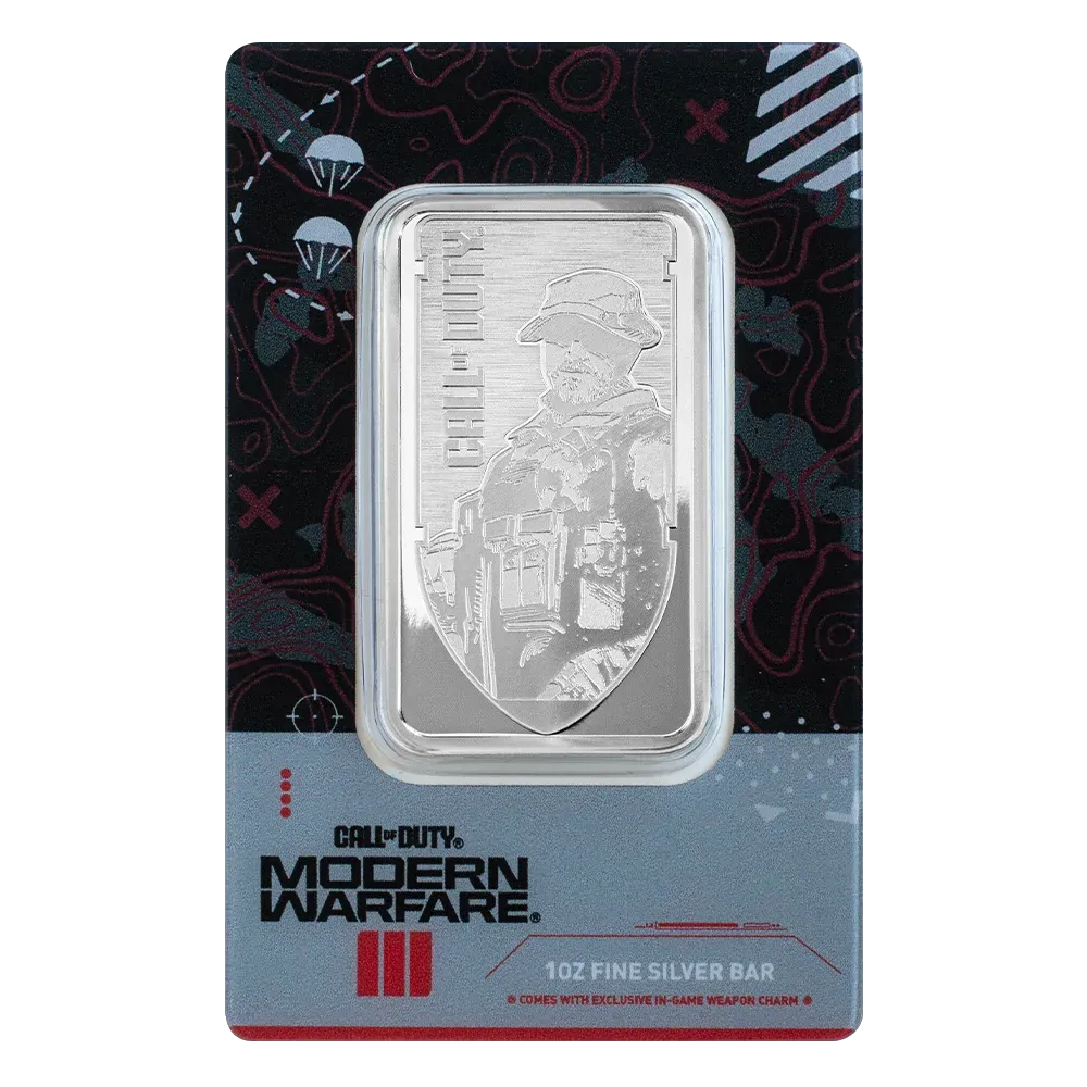 1oz PAMP Call of Duty®: Modern Warfare® III Silver Bar With Pendant ...