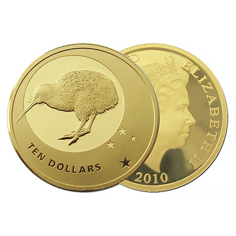 2010 New Zealand 1/4oz .999 Gold Kiwi Proof Coin - MyGold