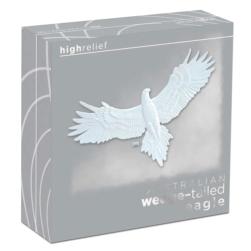 2024 5 oz Silver Australian Wedge-tailed Eagle 10th Anniversary Proof ...